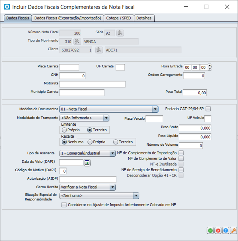 SPED Fiscal - Crítica: O valor informado no campo deve ser maior que 0 ...