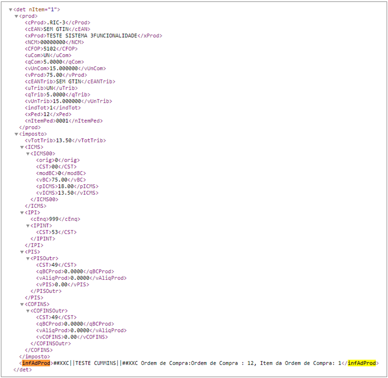 Como e Onde Parametrizar para Gerar o XML da NF-e no Padrão CUMMINS? – ABC71