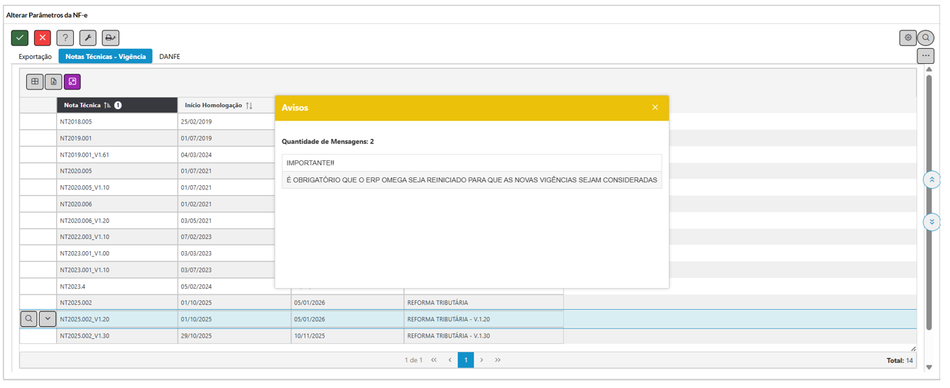 Rejeição 225 - The element 'gIBSCBS' in namespace 'http://www ...